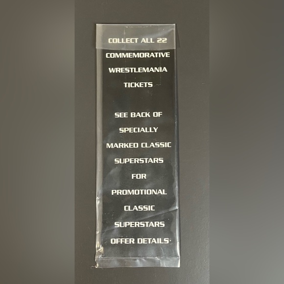 WWE | Toys | Wrestlemania 22 Ticket Bookmarks | Poshmark